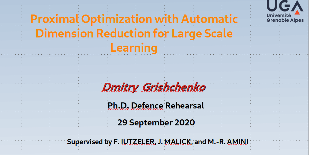 Rehearsal of defence | Dmitry Grishchenko